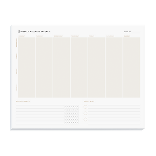 Weekly Wellness Tracker – Full Focus