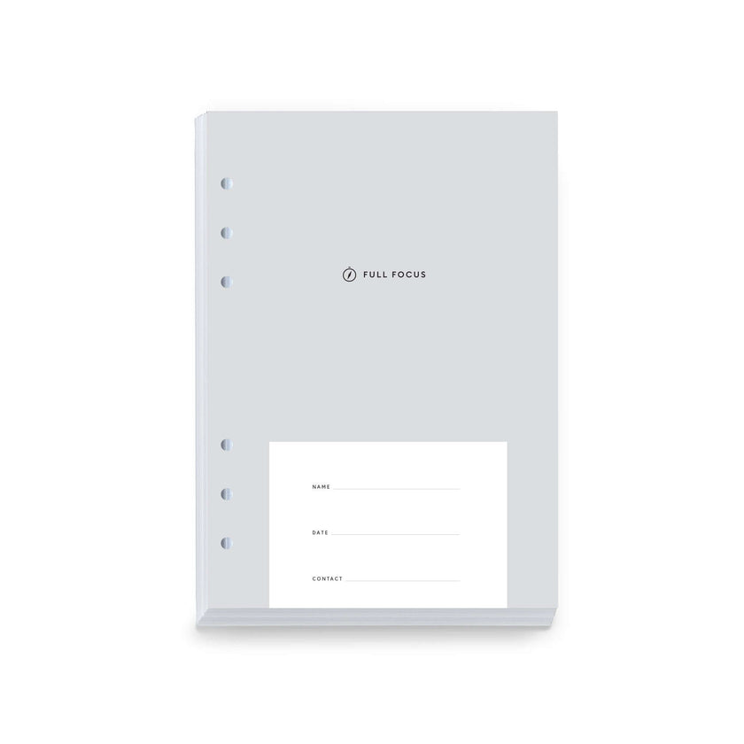 Full Focus Planner - Loose Leaf Inserts - 3-Month Pack